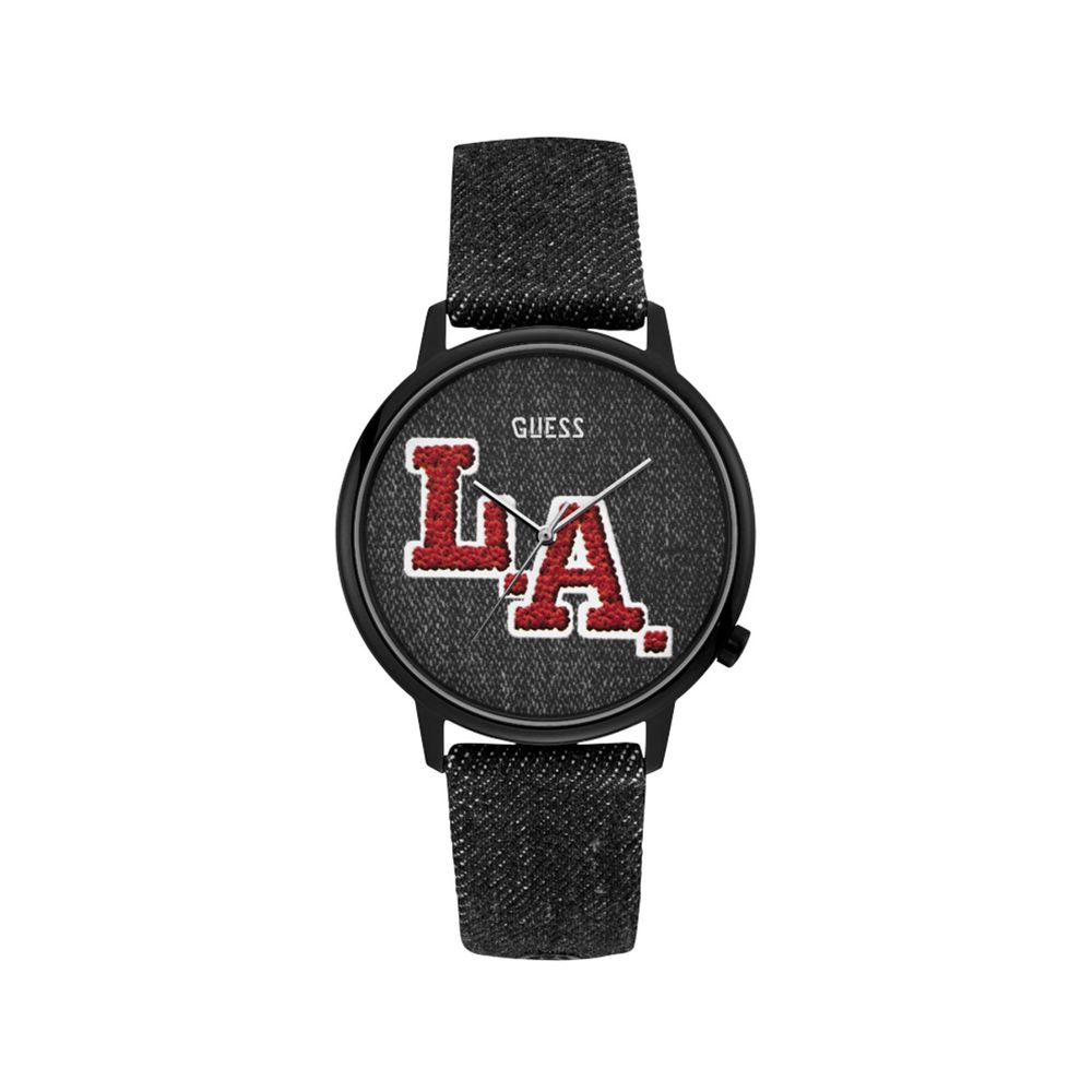 Guess Black Textile Watch – AA TIENDA