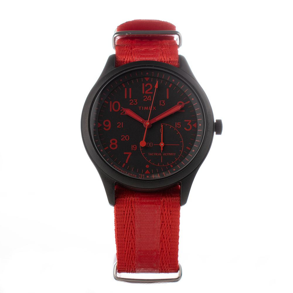 Timex Red Nylon Watch – AA TIENDA